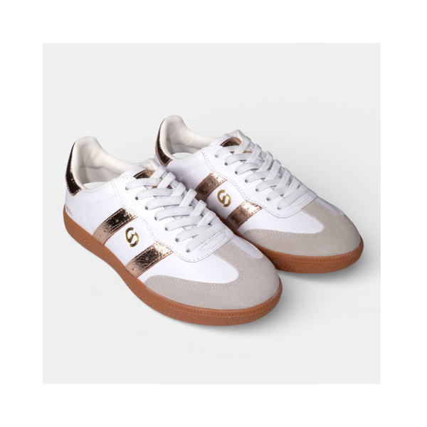 Goodsole 2001 Parallel -White/Gold Leather – Sole Integrity