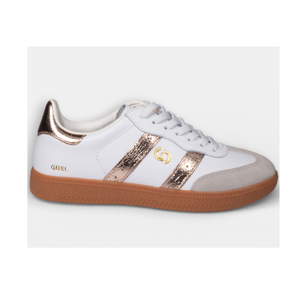 Goodsole 2001 Parallel -White/Gold Leather – Sole Integrity